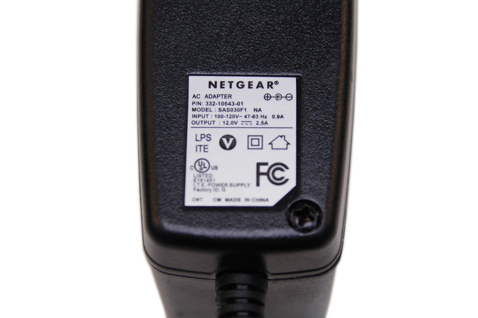 Genuine Netgear 12V AC Adapter Power Supply for Wireless Router Cable ...