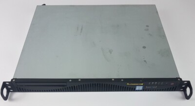 Supermicro CSE-512 X11SSM-F Xeon E1220 8GB DDR4 1U Rack Server NO HDD ...