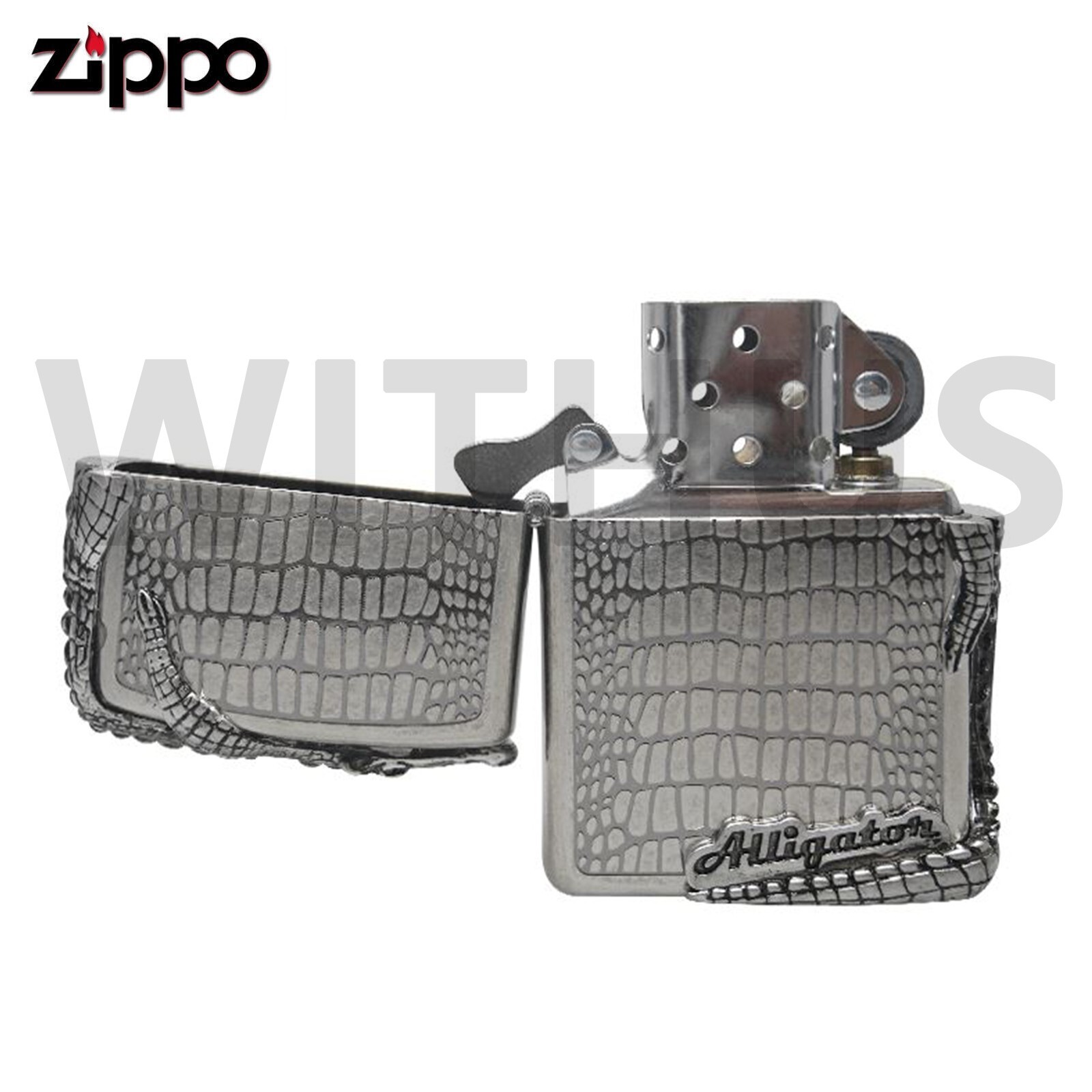 Zippo Alligator NA Lighter New In Box - Trakcing_ | eBay