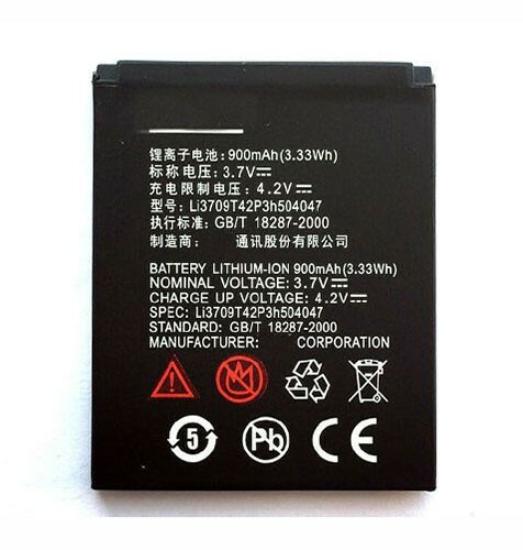 ZTE Li3709T42P3h504047 OEM Battery Altair 2 Z332 Z431 Z434 T2 T7 U712 ...