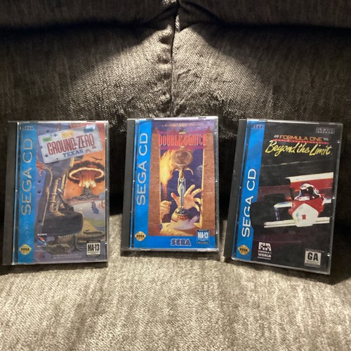 Sega CD Game Lot CIB GREAT CONDITION One Case Has Broken Tabs | eBay