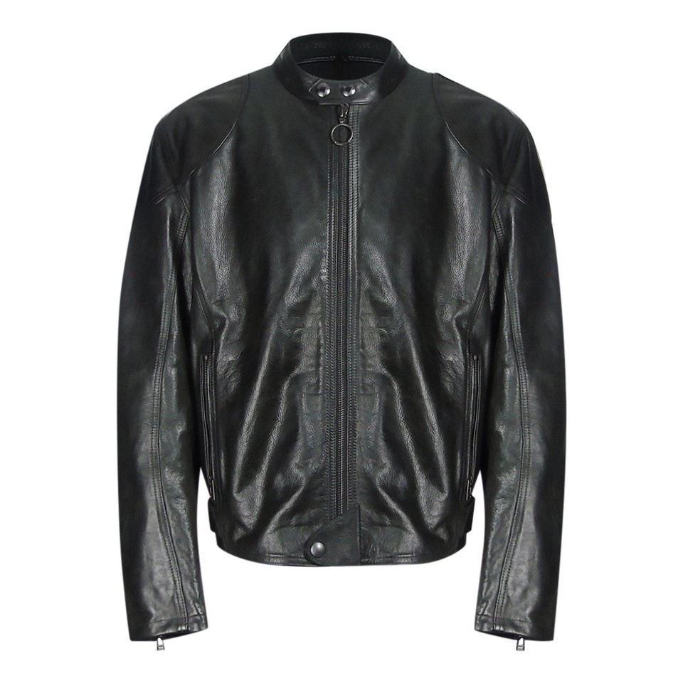 Belstaff Supreme Motorcycle Black Leather Jacket | eBay