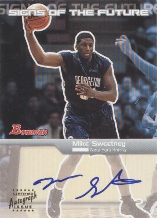 2003-04 Bowman Rookies & Stars - Signs of the Future Mike Sweetney #SFA ...