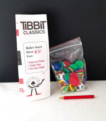 Tibbit Classics Game More Than 100 Games 12-Sided Dice 60 Playing Chips ...
