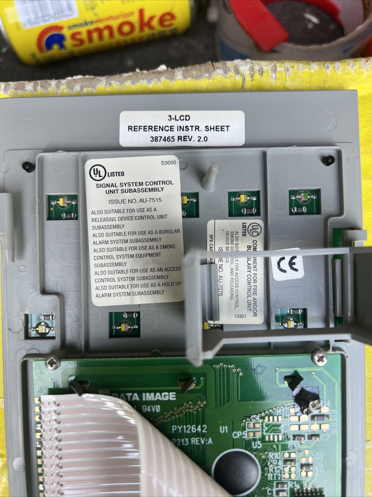 Edwards EST 3-LCD EST3 Fire Alarm CPU / Display Module Used Free ...