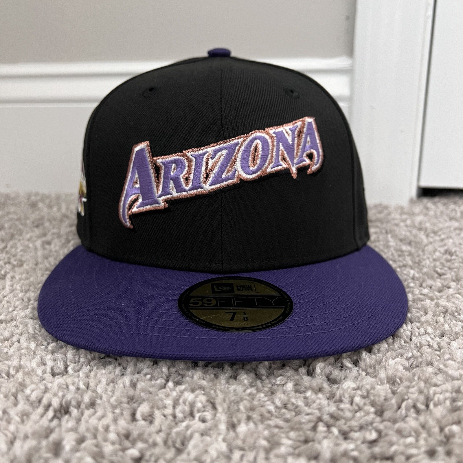 New Era Arizona Diamondbacks throwback script hat 7 1/8 | eBay