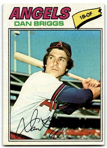 1977 Topps Dan Briggs Rookie California Angels #592 | eBay