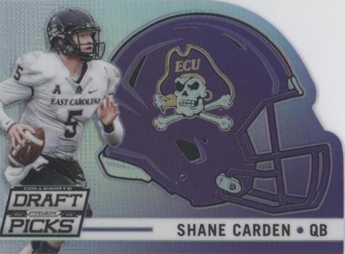 2015 Panini Prizm Collegiate Draft Picks - Helmet Die-Cut Shane Carden ...