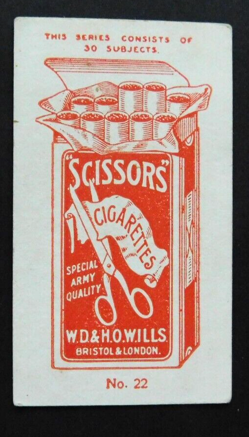 Wills Scissors Cigarette Card 1915 Actresses Orange Surround #22 Winnie ...