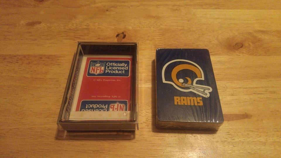 Vintage 1969 Los Angeles Rams NFL Playing Cards New Old Stock | eBay