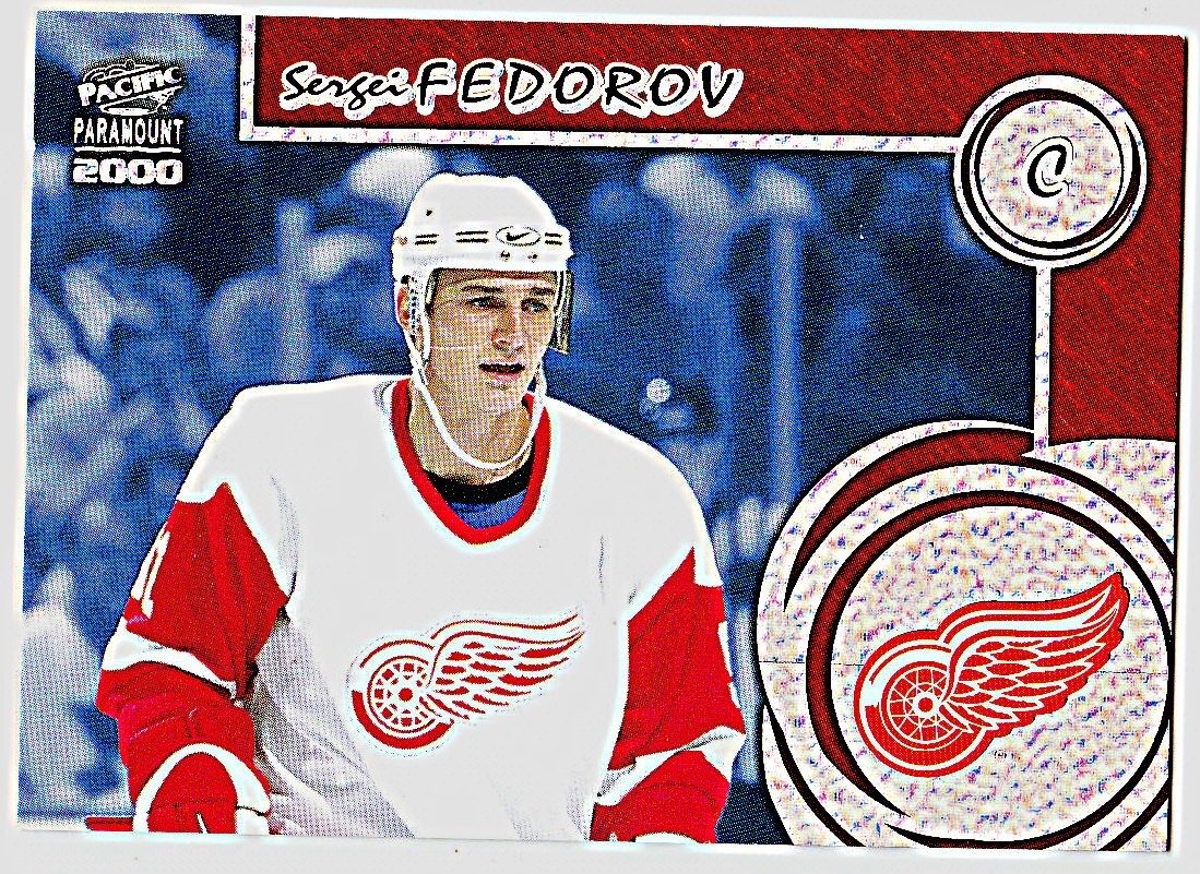 1999-00 PARAMOUNT PERSONAL BESTS #16 SERGEI FEDOROV Detroit Red Wing ...