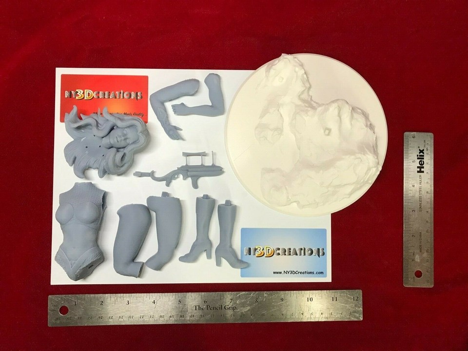 Sexy Barbarella - Jane Fonda Fan Art - Resin - Model Kit - 1/6 - 1/8 ...