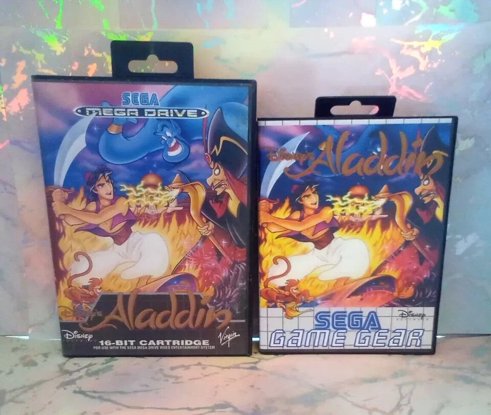 🔥Sega game gear 4 game Disney bundle Aladdin, Tale Spin, Jungle Book ...