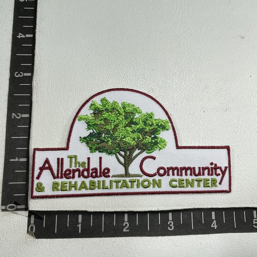 The ALLENDALE COMMUNITY & REHAB CENTER Advertising Patch 09C9 | eBay