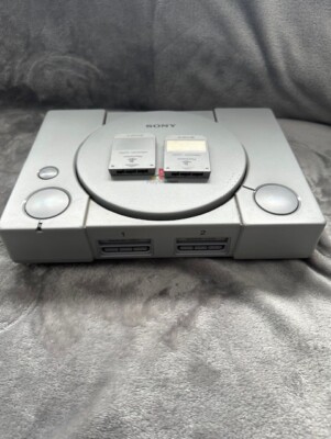 Sony PlayStation 1 (SCPH-5501) Console - AV Cable, Power Cord & 2 ...