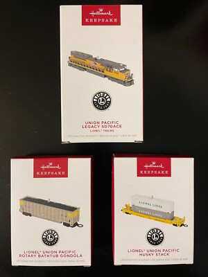 2024 Hallmark Lionel Train Full Set Union Pacific Legacy Husky Stack ...