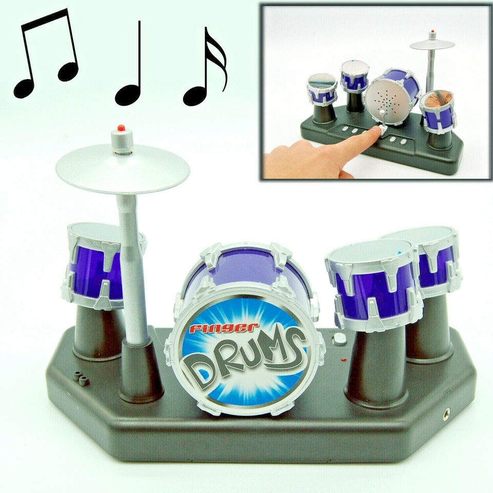 Finger Drum Set Desk Top Toy Musical Electronic Unisex Office Holiday ...