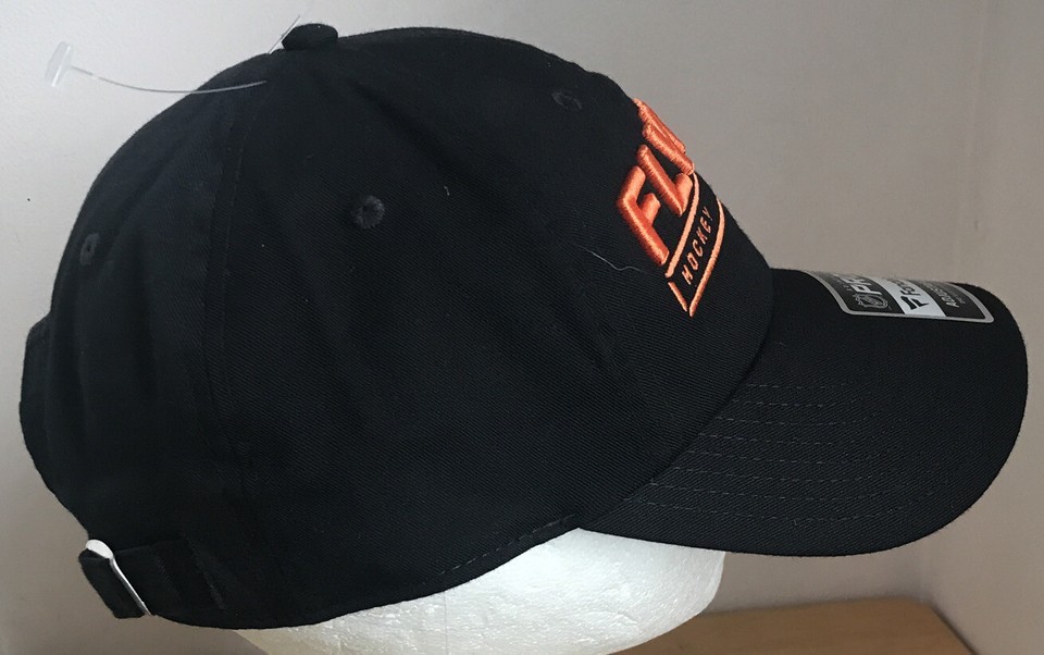 Philadelphia Flyers Adjustable Cap Hat Fanatics Authentic Pro Black NHL ...
