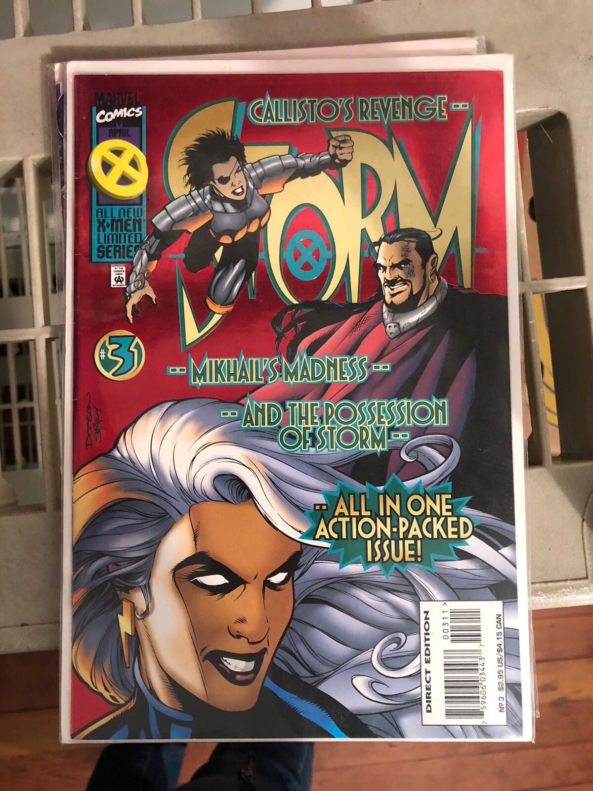 STORM #3 CALLISTO'S REVENGE 1996 MARVEL COMICS | eBay