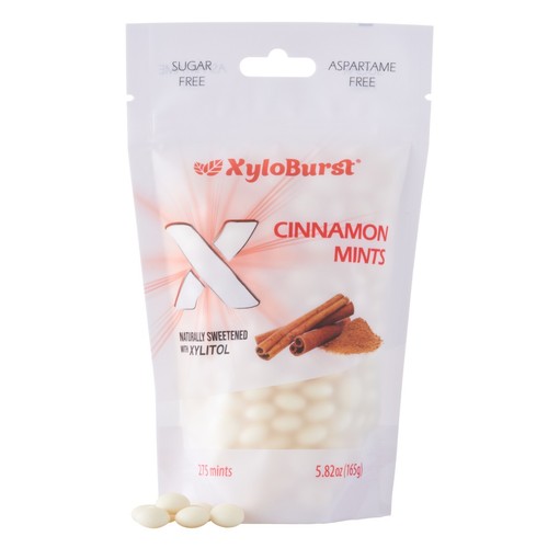 XyloBurst Mints Sugar Free Cinnamon Mint candies with Xylitol 275 Count ...
