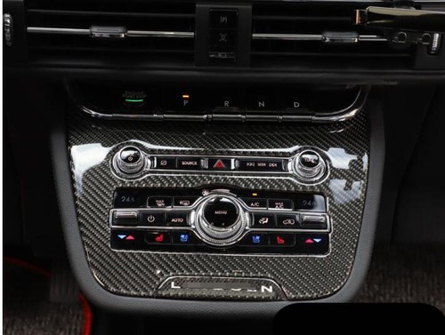 For Lincoln Corsair 20-22 Real Carbon Fiber Center Console Instrument ...