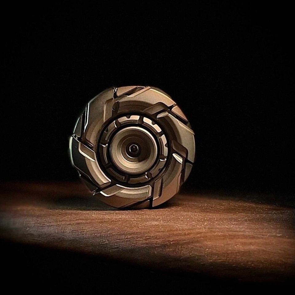 Grumpy 03 Fidget Spinner Pillbug Titanium EDC Beetle Finger Spinner Toy ...