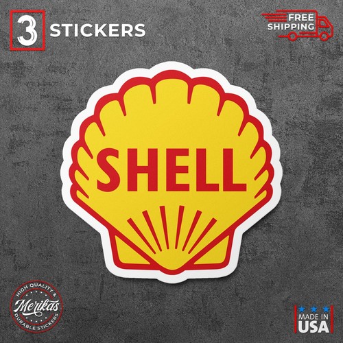 Shell Gasoline, Motor Oil, Vinyl Decal Stickers, Truck Windows, Car ...