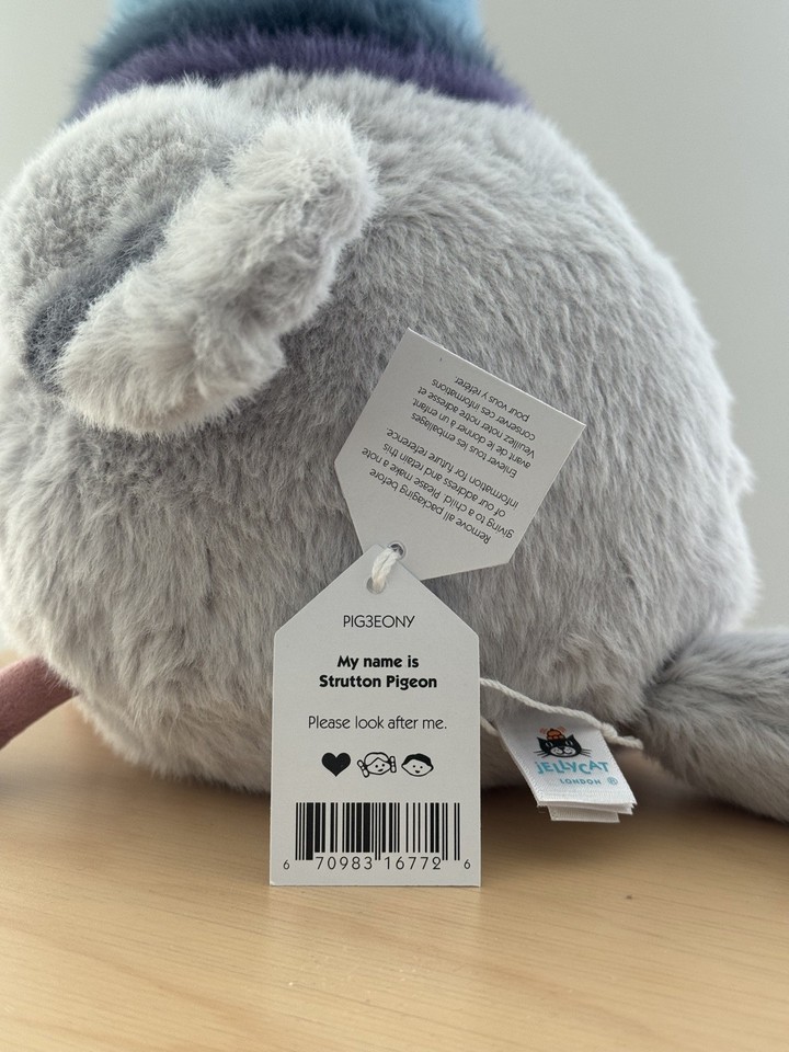 Jellycat Dinner BNWT Strutton Pigeon | eBay