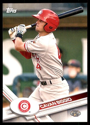 Cavan Biggio 2017 Topps Pro Debut #31 Vancouver Canadians MLB READ FREE ...