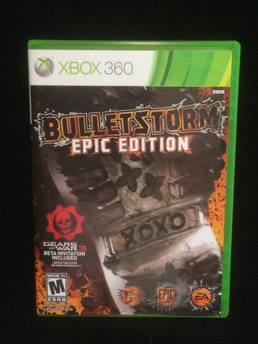 Bulletstorm Epic Edition Xbox 360 Game Good Condition Box Booklet And ...