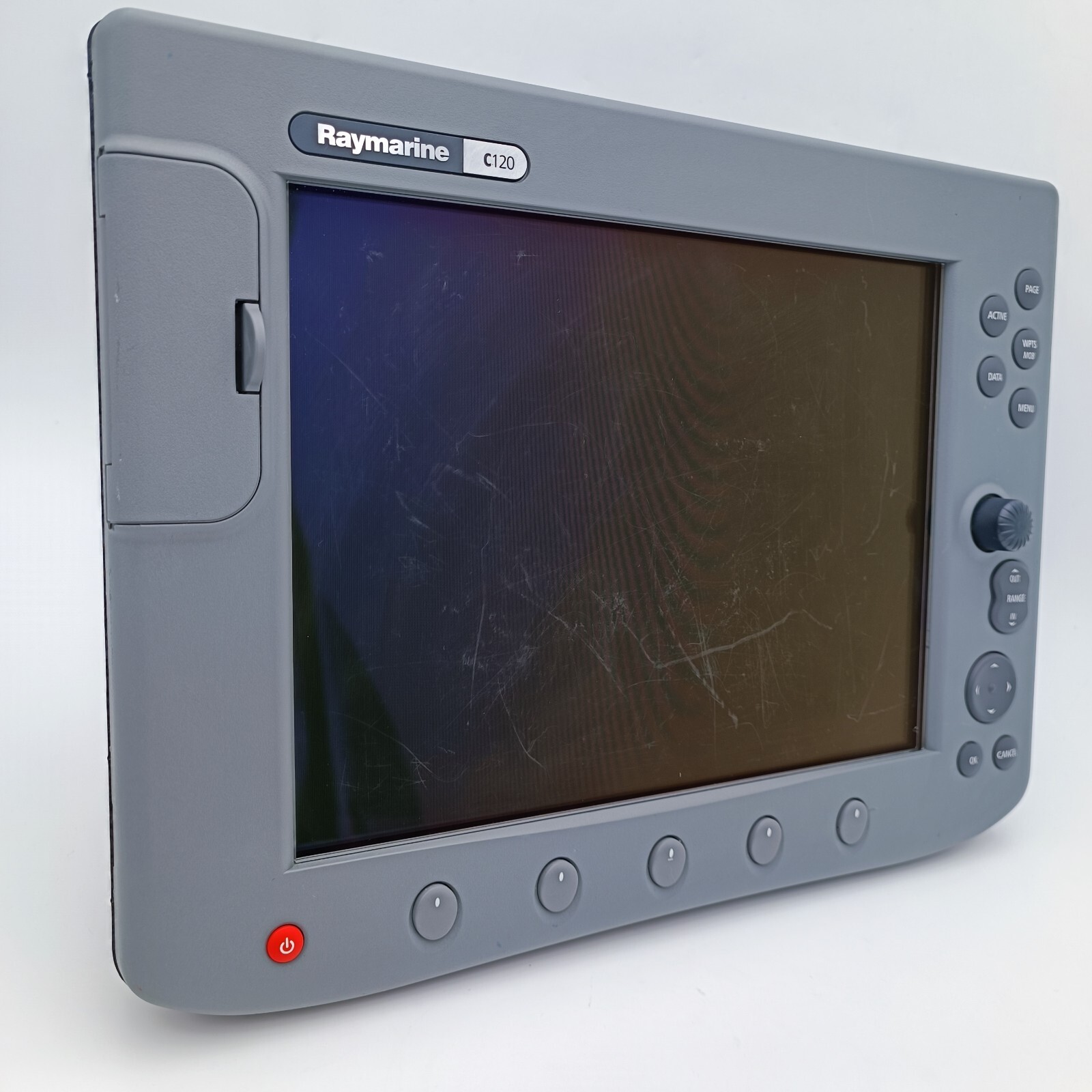 Raymarine C120 GPS Chartplotter Radar Multi-Function Display Tested ...