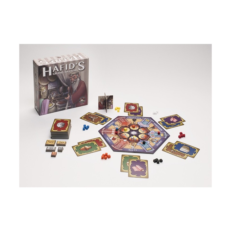 Rather Dashing Boardgame Hafid's Grand Bazaar Box NM | eBay