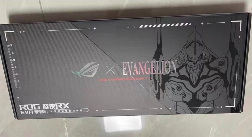 New Limited Edition EVANGELION EVA-01 ASUS ROG Strix Scope RX Keyboard ...
