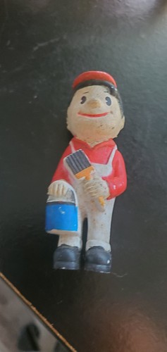 HARDWARE HANK STORE ADVERTISING RUBBER FIGURINE *super rare* | eBay