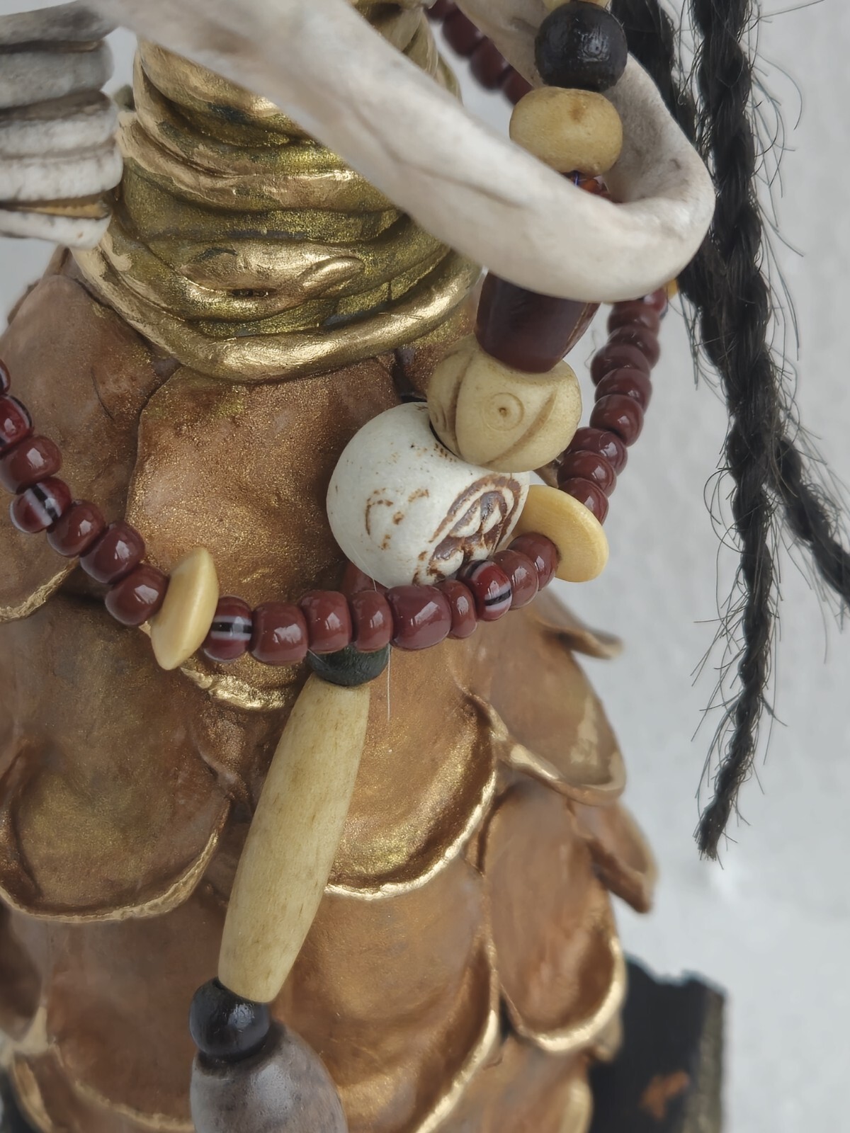 OOAK Creepy Oddity Art Doll Clay Creepy Dark Voodoo Demon Witch Woman ...