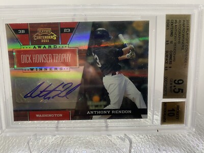 2011 Playoff Contenders Award Winners Signatures 34/49 Anthony Rendon ...