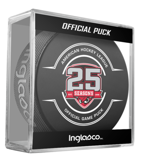 AHL Rockford IceHogs 25th Anniversary 2023-2024 Official Game Hockey ...