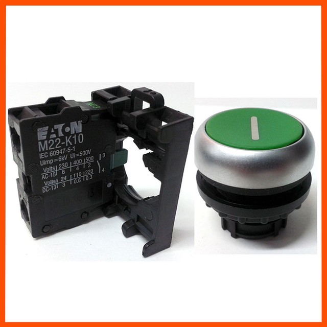 Eaton Moeller M22-D-G-X1/K10 Drucktaster (tastend) Komplettgerät 216512 for sale online | eBay