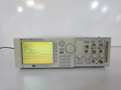 HEWLETT-PACKARD 8164A/HP81600B/HP81689A/HP81533B LIGHTWAVE MEASUREMENT ...