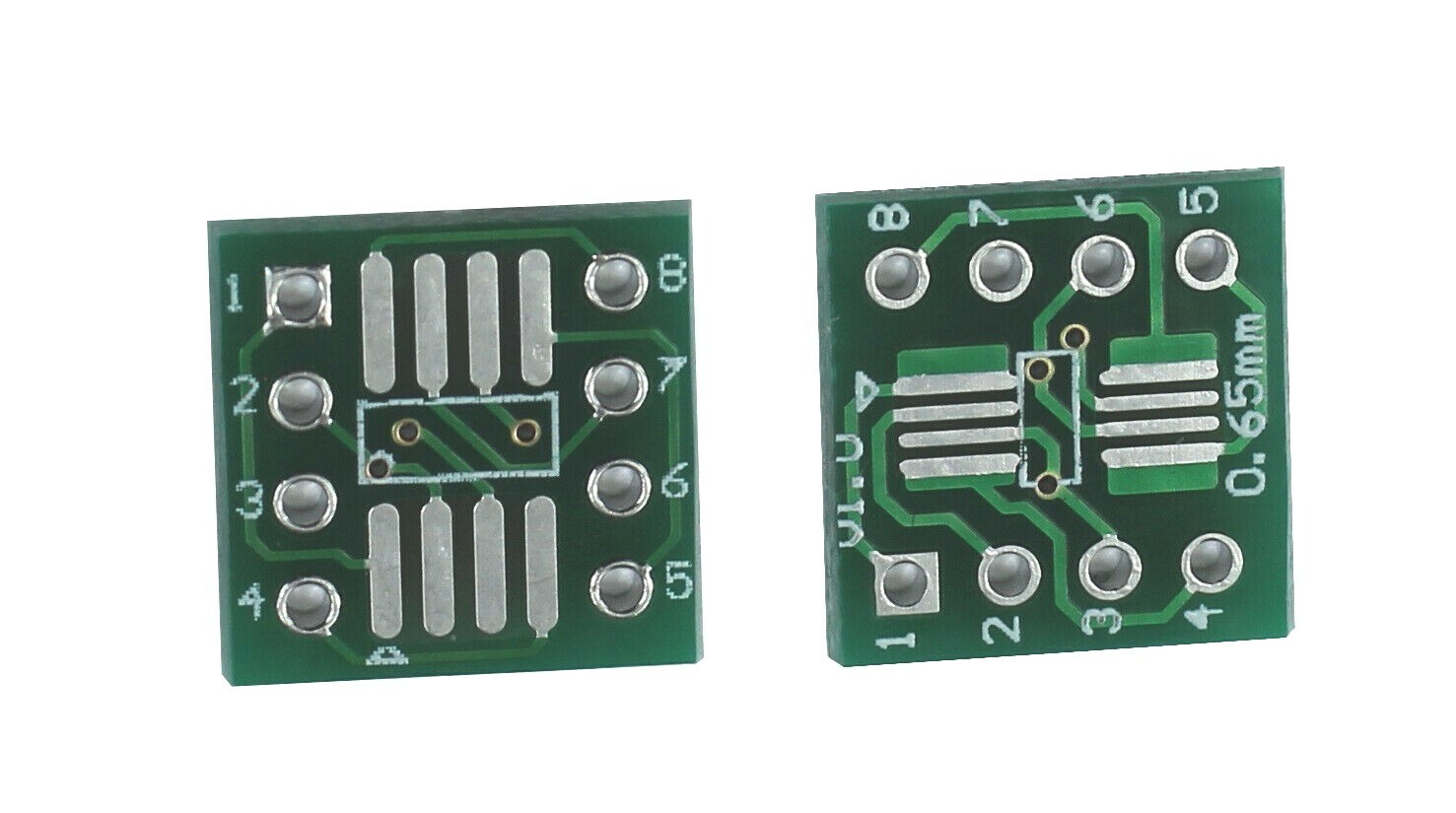 10Pcs SOP8 SO8 SOIC8 TSSOP8 MSOP8 to DIP8 Adapter PCB DIY Conveter ...