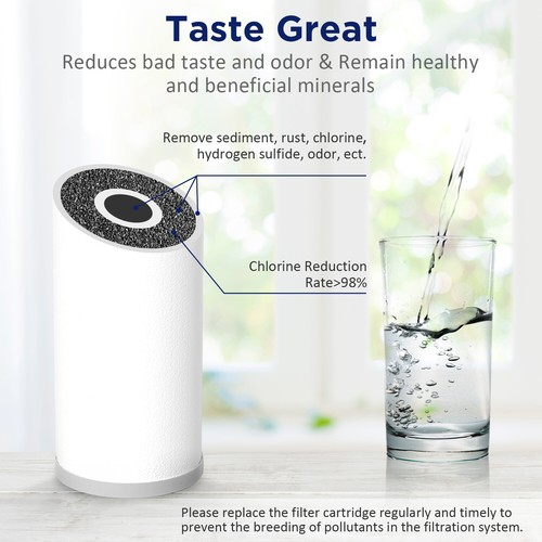 2Pack 5μm 10"X4.5" Sediment Water Filter Carbon Replacement for Big ...