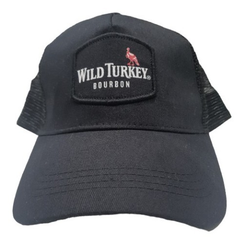 WILD TURKEY BOURBON - HAT CAP TRUCKER HAT BLACK AND ADJUSTABLE SIZE IN ...
