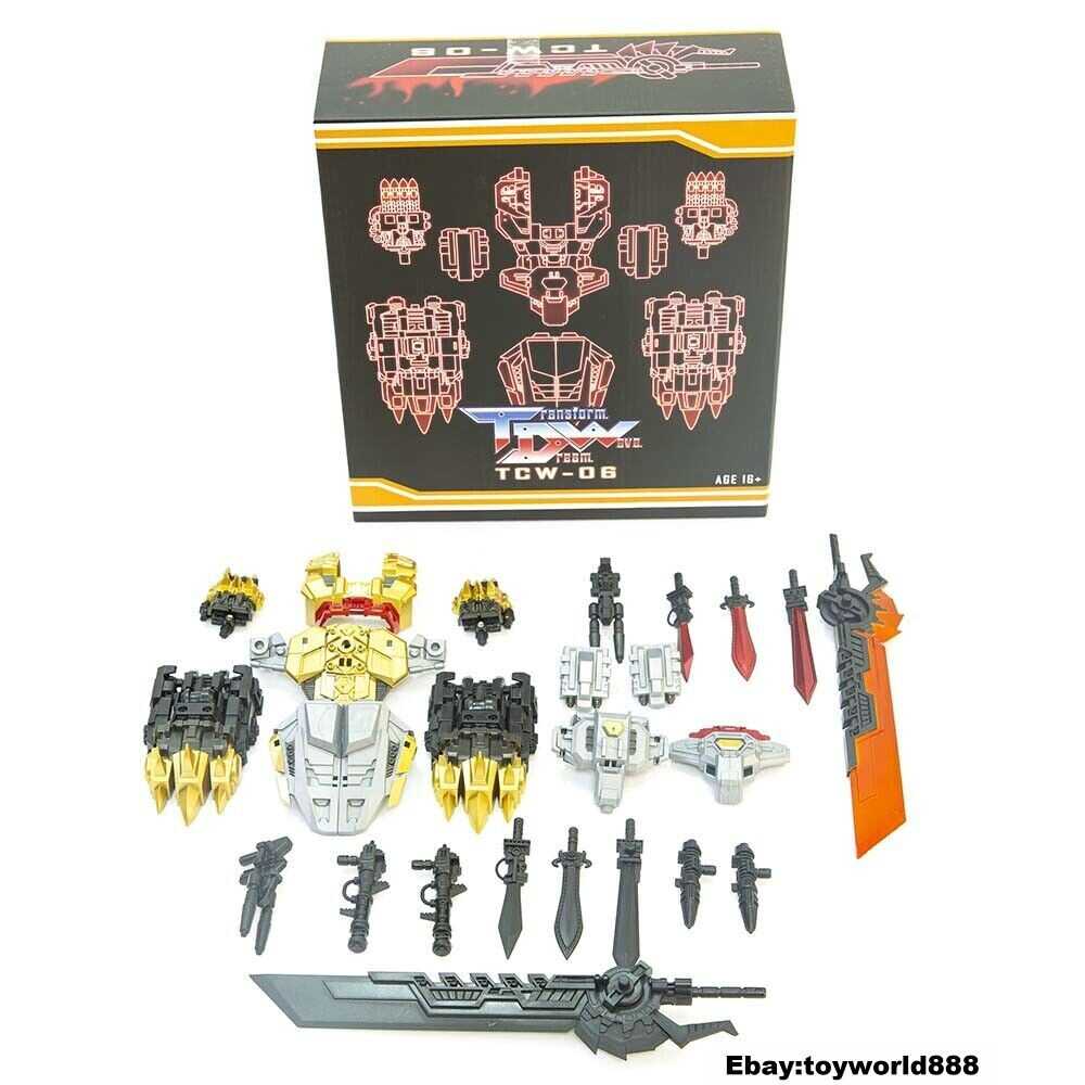 TDW TCW-06 Transform Dream Wave Upgrade Kit For Potp Dinobot Volcanicus ...
