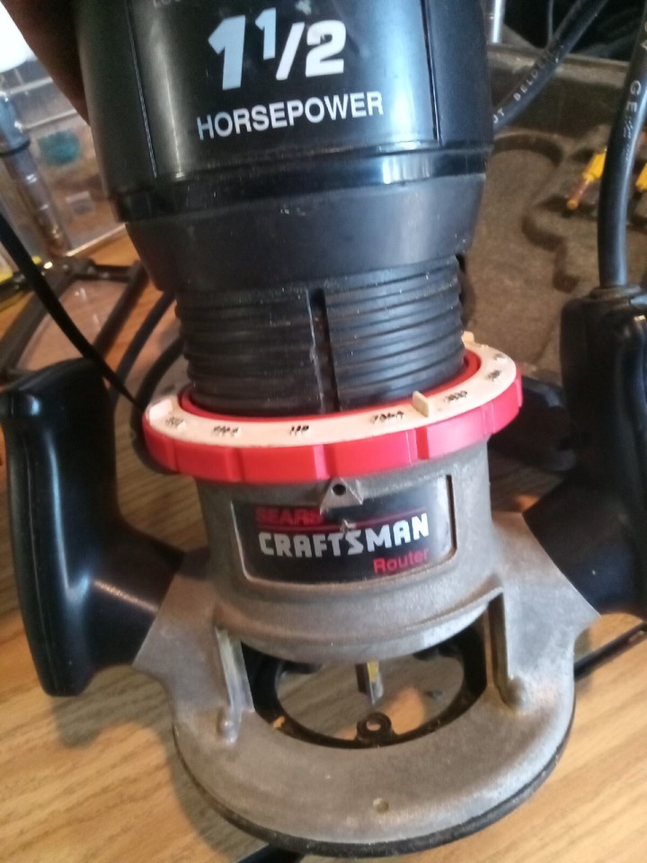 Craftsman Heavy Duty 1 1/2 HP Router Model 315.17492 Made In USA TESTED ...