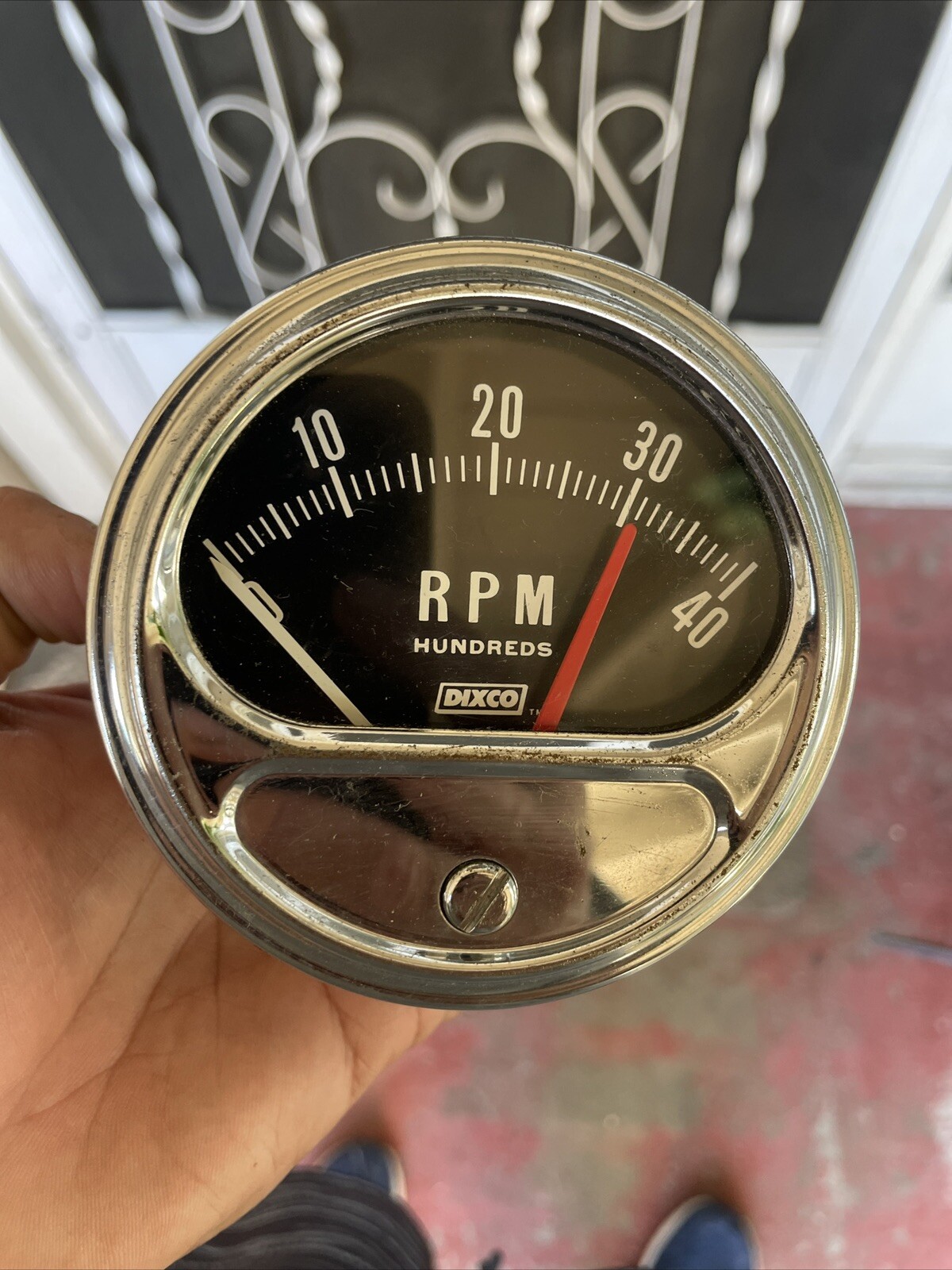 Vintage Dixco RPM Tachometer, USA Made, 1960-70’s Chrome | eBay