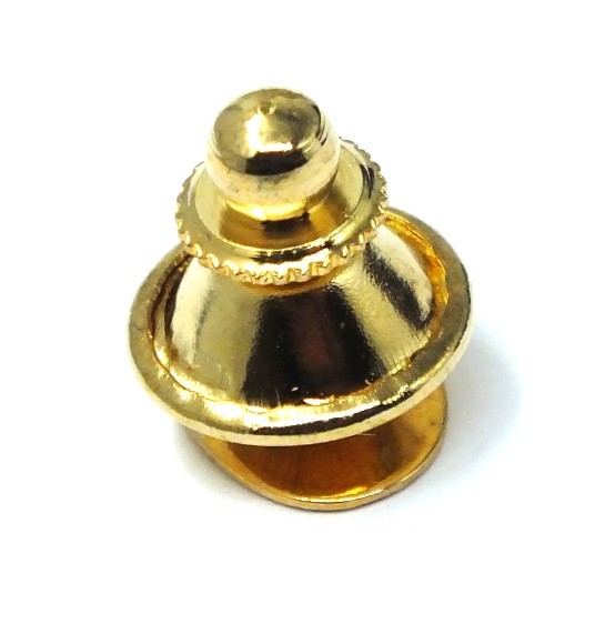 .375 9ct YELLOW GOLD Vintage "J" Initial Deco Design Oval Push Pin, 1 ...