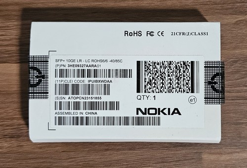 Nokia 3HE09327AARA01 SFP 10GE LR - LC Transciever Module 1PCS for sale online | eBay