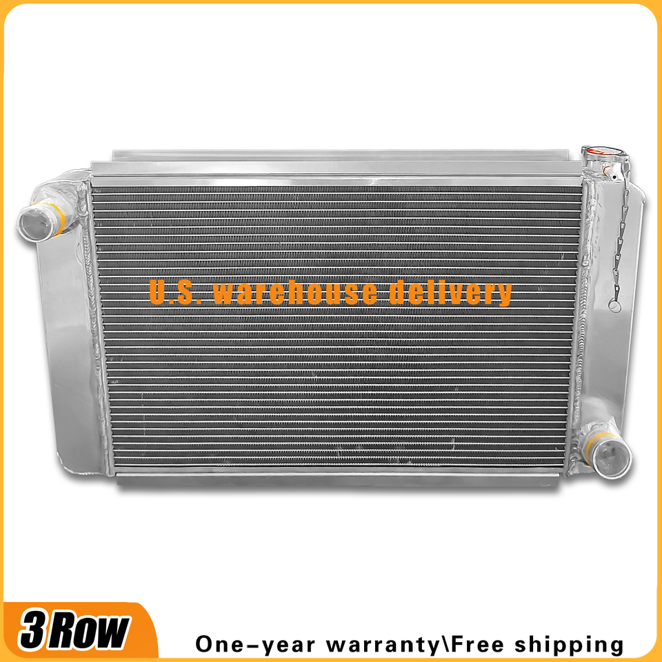 Full Aluminum Race Pro Radiator Fit 28 x 16 Chevy / GM 3-Row High ...