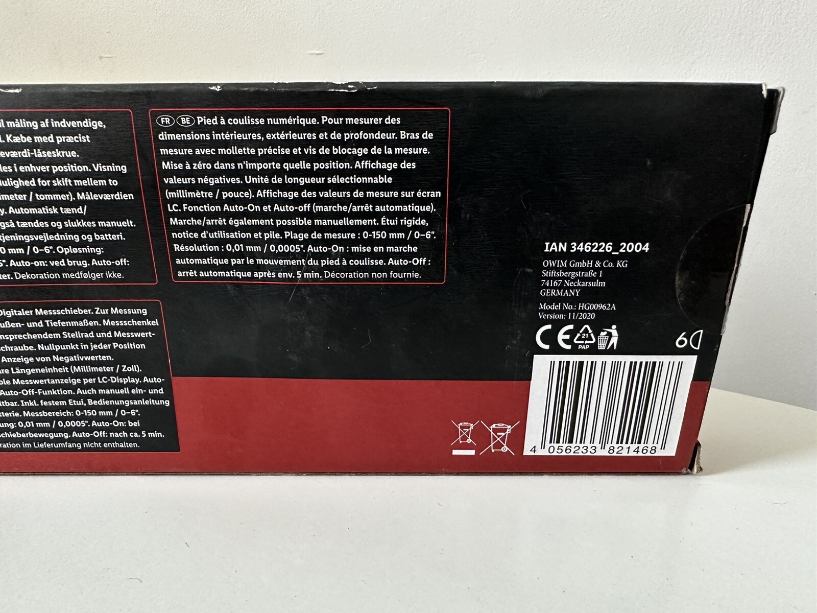 Parkside Digital Angle Finder For Precisely Measuring Angles Made In ...