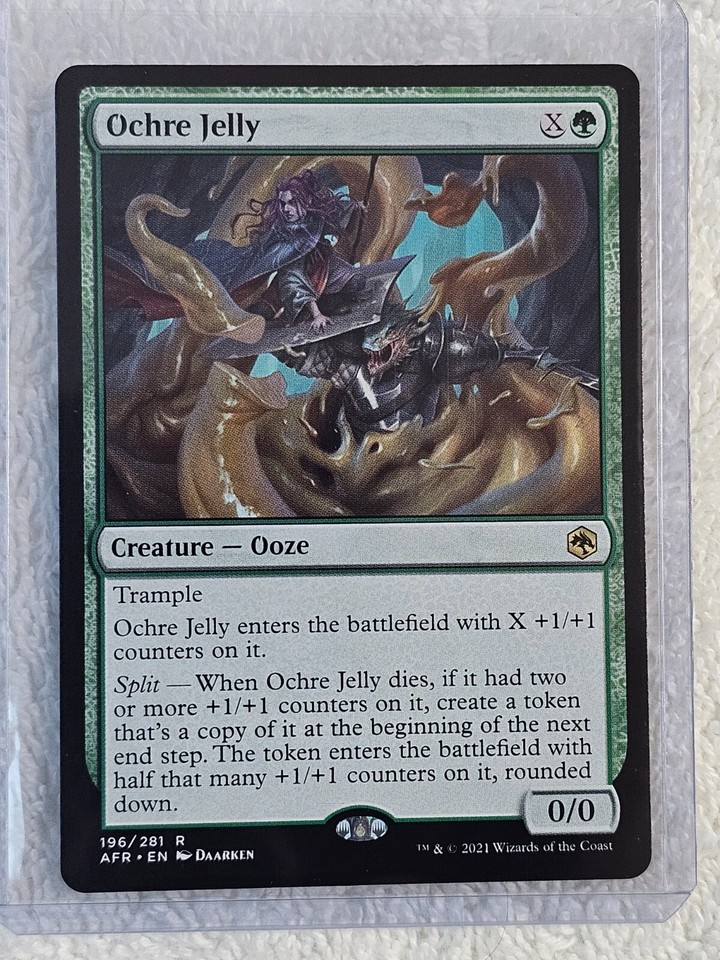 MTG Ochre Jelly #196 Adventures in the Forgotten Realms Card Rare NM | eBay